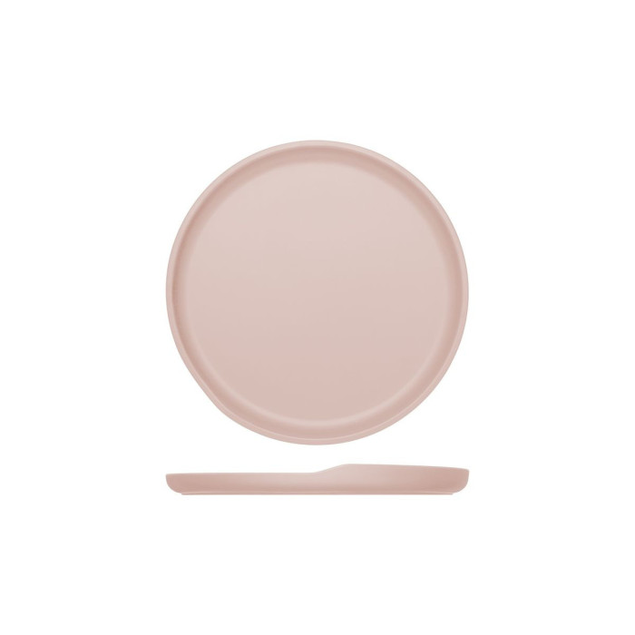 Buy ROUND PLATE ROSE PINK D22XH2.5CM MELAMINE COPENHAGEN | Restofair RAK